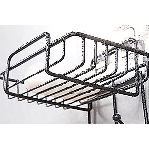 NotyBeybie 3-Pack Shower Caddy Shelf Storage Rack Organizer, Rustproof Black Bathroom Shower Storage Organizer for Bathroom, Washroom, Restroom, Shower, Toilet, Kitchen