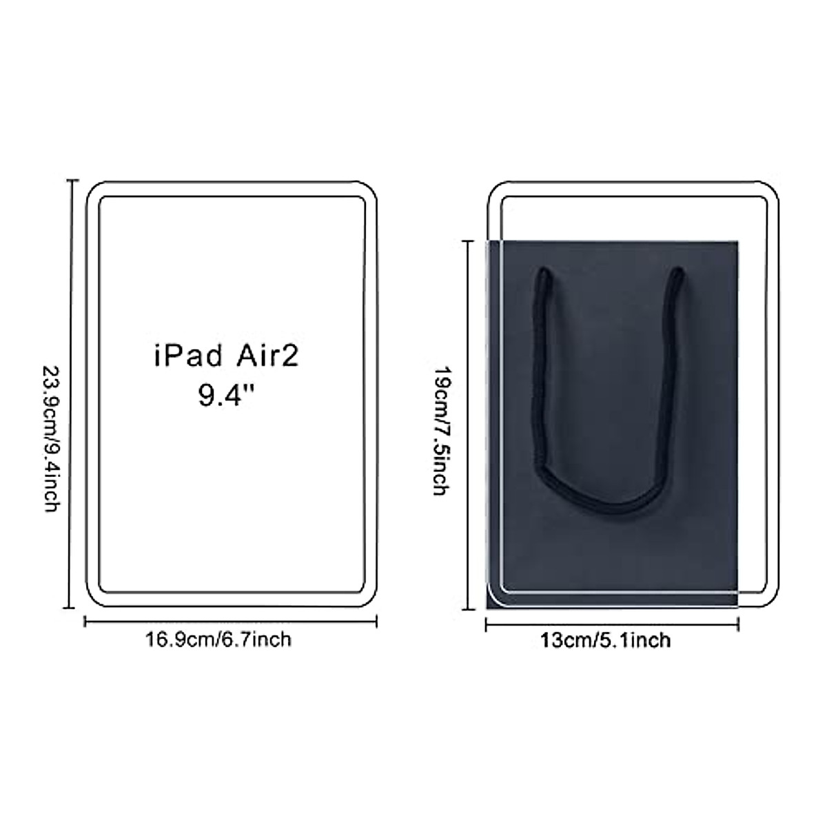 Sdootjewelry Navy Blue Gift Bags, 5.1 x 2.4 x 7.5 Kraft Paper Gift Bags with Handle, 50 Pack Heavy Duty Matte Tote Paper Bags Shopping Small Retail Party Bags for Gift Favor Small Business