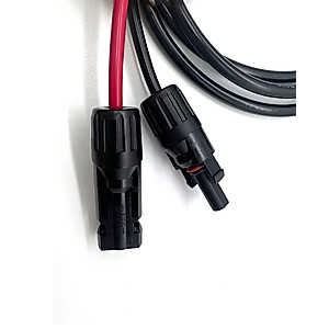 FellDen Solar Panel Connector, 4-in-1 Solar Cable Anderson XT60 DC7909 DC5521 Solar Extension Cable for Solar Panel & Solar Power Staion 1.5M/4.92FT