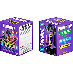 Panini Fortnite Series 1 Trading Cards - Blaster Box, 37 Trading Cards, Includes One Epic Cards with Impressive Optical Effects