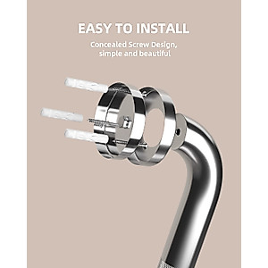 24 Inch Anti Slip Shower Grab Bar, Munzong Stainless Steel Bathroom Grab Bar, Satin Brushed Nickel Knurled Bathroom Balance Bar,Safety Hand Rail Support Handicap Elderly Senior Assist Bath Handle