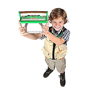 Nature Bound Bug Catcher Critter Barn Habitat for Indoor/Outdoor Insect Collecting with Light Kit, White