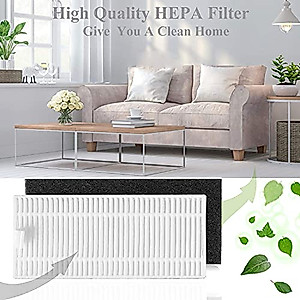 Replacement Parts Compatible with Eufy RoboVac 11S, 15C, 30, 30C, 12, 35C Vacuum Filters, 4 Pack Rolling Brushes, 10 Side Brushes, 8 Filter, 1 Pre Filter, 1 Roller Brush Guard