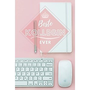 Beste Kollegin Ever: Version: Weißes Büroequipment | A5 kariertes Notizbuch zum Selberschreiben | Tagebuch, Erinnerungsalbum, Journal für Sprüche | ... oder als Weihnachtsgeschenk) (German Edition)