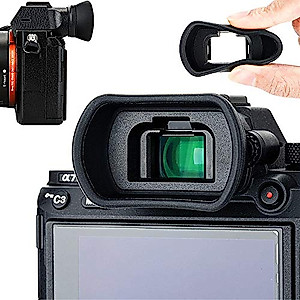 Soft Silicon Camera Viewfinder Eyecup Eyepiece Eyeshade for Sony A7RIV A7RIII A7III A7SII A7RII A7II A7S A7R A7 A9II A9 A58 A99II Eye Cup Protector Replaces Sony FDA-EP18 FDA-EP16 FDA-EP15