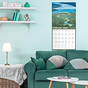 2023 Wall Calendar - 12 Monthly Wall Calendar Jan. 2023 - Dec. 2023, 12" x 24" (Open), 2023 Calendar Unruled Blocks(1.5" x 1.4") + Thick Glossy Paper - Bryce Canyon