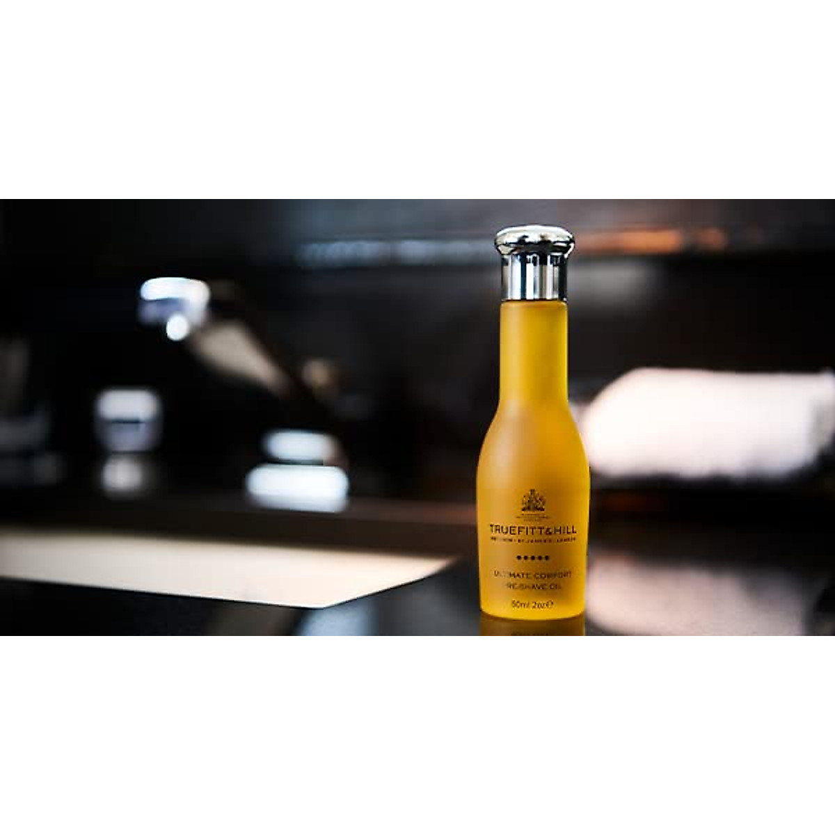 Truefitt & Hill Pre-shave Oil - Ultimate Comfort - Essential-Oil Based Ingredients that Moisturize, Heal, and Conditions Skin, Softens Hair Before Shave - 2 oz.