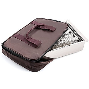 LASIEYO Portable Charcoal Grill, Desk Tabletop Stainless Steel Folding Smoker Barbecue Camping Grill, IGT Camping Table BBQ Grill with Storage Bag for Outdoor Cooking Camping Hiking Picnics Party