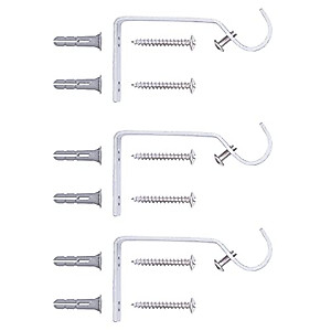 INTERIOR LIVING AZ71831US End Curtain Rod, 48-86", Satin Nickel