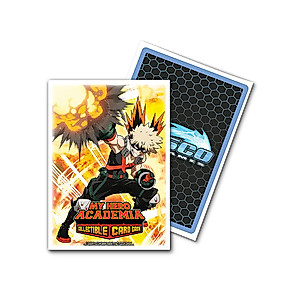 Arcane Tinmen Dragon Shield Sleeves – Matte Art: My Hero Academia: Bakugo Explode 100 CT - MTG Card Sleeves are Smooth & Tough - Compatible with Pokemon, MHA CCG & Magic The Gathering Cards (AT-16036)
