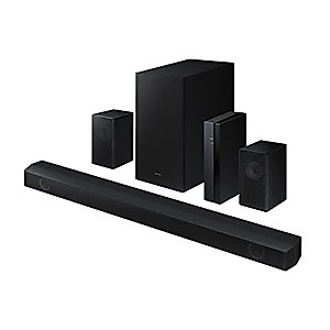 SAMSUNG HW-B57C B-Series 4.1ch Soundbar w/Dolby Audio/DTS Virtual X, Game Mode, Wireless Bluetooth TV Connection, Rear Speaker Kit & Subwoofer Included