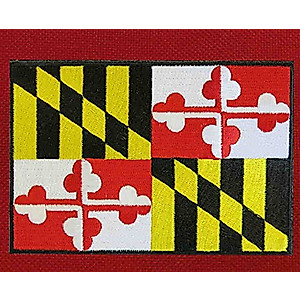 Maryland Flag Backpack MEDIUM CLASSIC Style With Laptop Sleeve