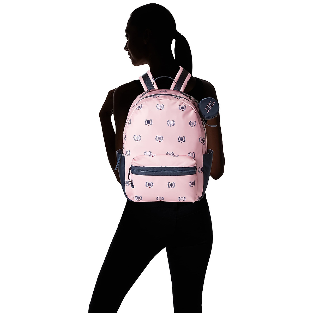 Tommy Hilfiger Addison Dome Backpack, Pink Multi