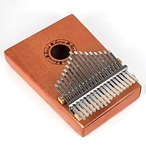 Kalimba Thumb Piano, Horse Finger Piano 17 Keys Start Kits Musical Instrument Gift for Kids Adult (17 Keys Kalimba)