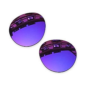 Vonxyz Lenses Replacement for Bose Rondo S/M BMD0005 Sunglass - Violet MirrorCoat Polarized