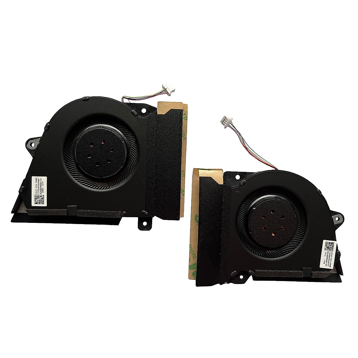HK-Part Fan for Asus Rog Zephyrus G14 GA401I GA401IV CPU Gpu Cooling Fan Set DC12V 1A