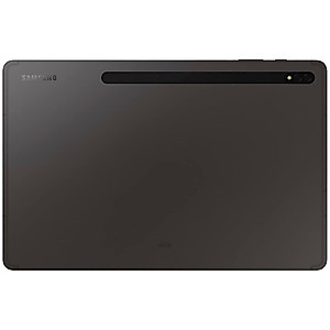Samsung Galaxy Tab S8+ 5G (128GB, WiFi + Cellular) Android Tablet, 12.4” AMOLED, Wi-Fi 6E, Ultra Wide Camera, S Pen NOT Included, Long Lasting Battery, Graphite SM-X808U (Renewed)