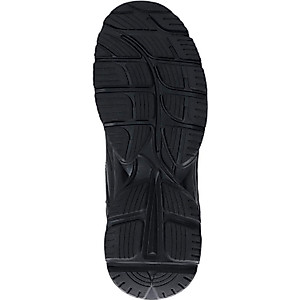 Joomra Men's High Top Shoes All Black for Walking Jogging Gym Fitness Travel Lace up High Mid Ankle Cushion Trainer Athletic Tennis Sneakers Size 11