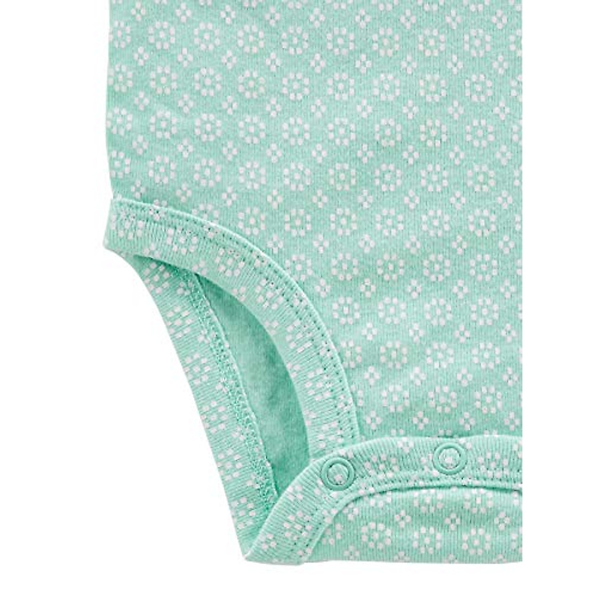 Simple Joys by Carter's Baby Girls' 5-Pack Long-Sleeve Bodysuit, Mint Green/Navy Dots/Pink/Butterflies/Floral, 6-9 Months