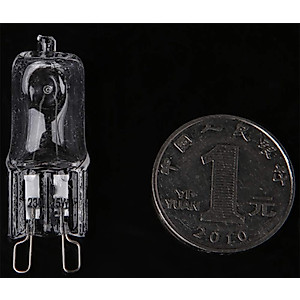 G9 Halogen Bulb 20W T4 JD Type Bulb 120 Volt Xenon Lamp G9 Base Bi Pin Halogen House Hold Light for Under Cabinet Light Pendant Accent Microwave Light 2700K Warm White Crystal Clear Pack of 10