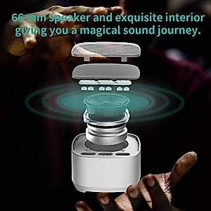 Magicteam Sleep Sound White Noise Machine with Natural Soothing Sounds and Memory Function 32 Levels of Volume Powered by AC or USB and Sleep Timer Sound Therapy for Baby Kids Adults (B-White)