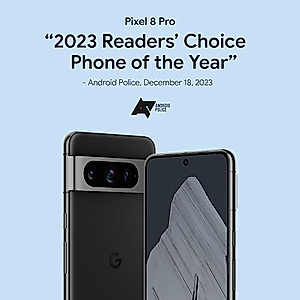 Google Pixel 8 Pro - Unlocked Android Smartphone with Telephoto Lens and Super Actua Display - 24-Hour Battery - Porcelain - 256 GB