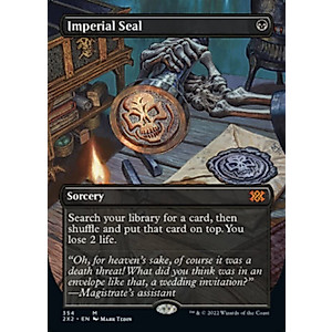 Magic: the Gathering - Imperial Seal (354) - Borderless - Double Masters 2022