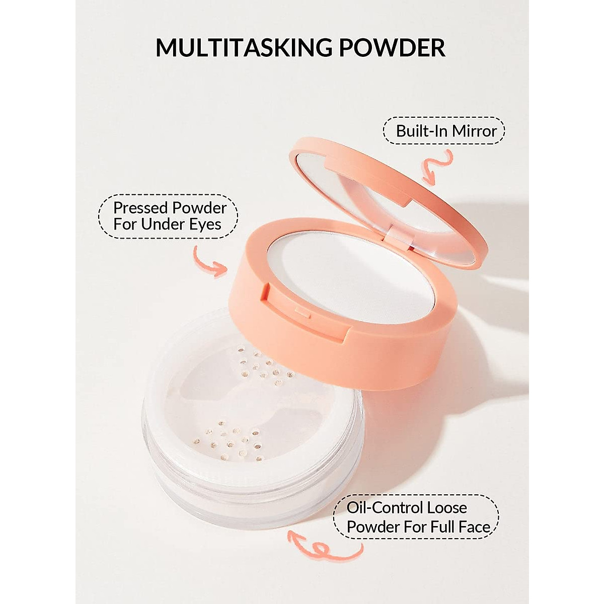 SHEGLAM Insta-Ready Face Powder Loose Under Eye Setting Powder - Translucent