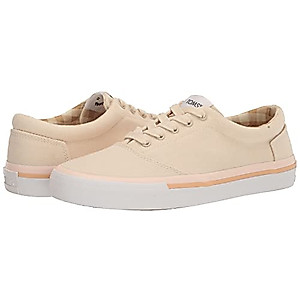 TOMS Women's Fenix Lace-Up Sneaker, Beige, 11