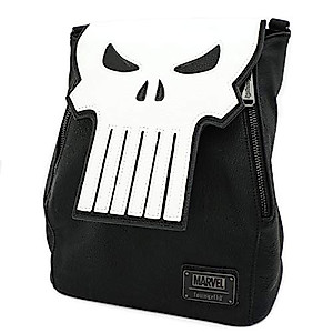 Loungefly Faux Leather Marvel The Punisher Mini Backpack Standard
