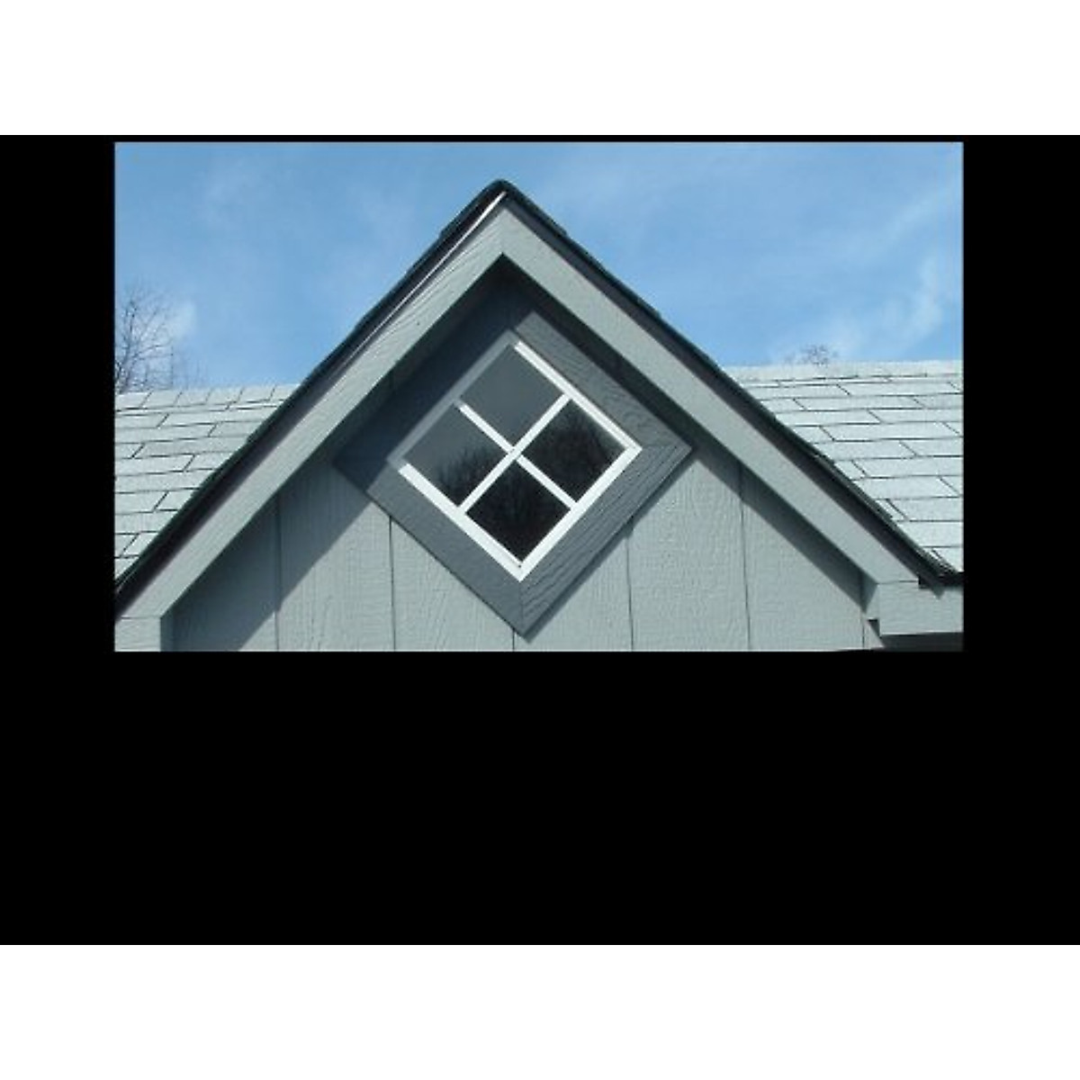 Square Shed Window 12" X 12" White Flush Mount, Playhouse Windows, Chicken Coop Windows