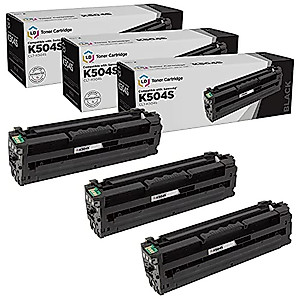 LD Compatible Toner Cartridge Replacement for Samsung K504S CLT-K504S (Black, 3-Pack)