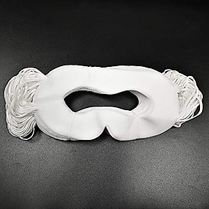 YinQin 100 PCS Universal Disposable VR Mask Sanitary VR Eye Cover Mask for VR, VR Eye Mask Cover, Disposable VR Face Mask VR Mask Sanitary (White)