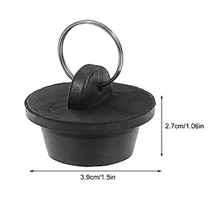 Angoily 5pcs Sink Plug Bathtub Stopper Plug Kitchen Sink Stopper Rubber Sink Stopper Bath Tub Drain Plug Bathtub Accessories Bathtub Plug Drain Stopper Tub Drain Stopper Bath Tub Stoppers