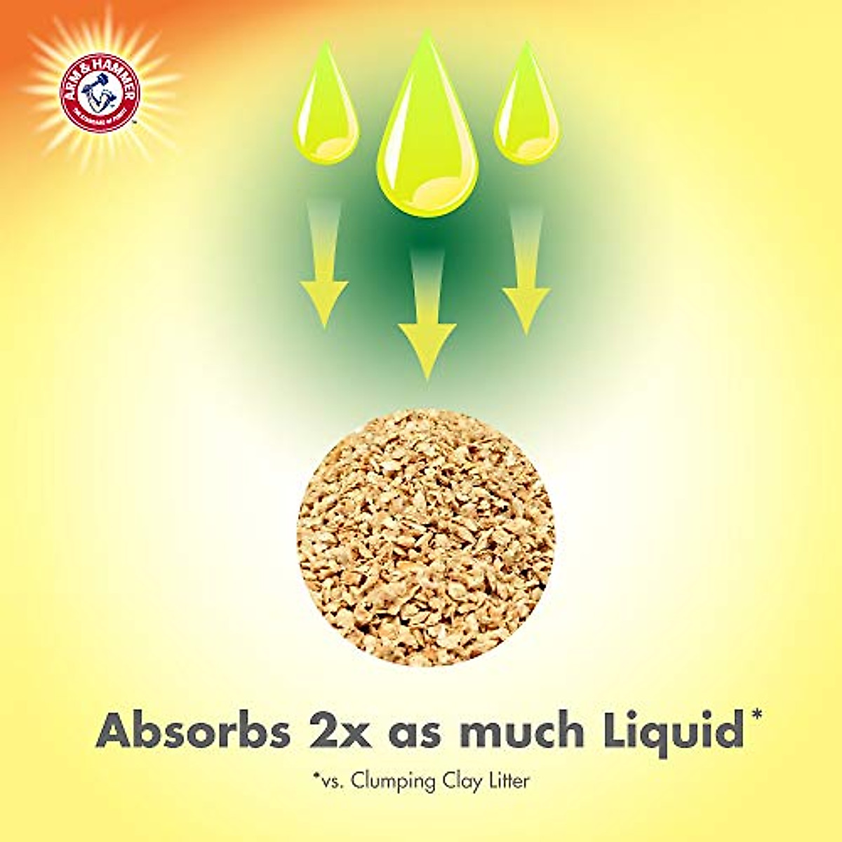 Arm & Hammer Naturals Clumping Litter, Double Duty Litter w/ Corn Fibers, 9lb