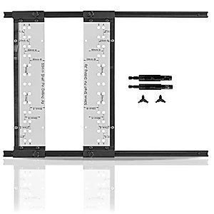 EZ Align Premium Shelf Pin Drilling Jig With 1/4" And 5mm Self Centering Drill Bits, Dual Sided Shelf Pin Jig for Easy Alignment On Both Sides Of The Shelf