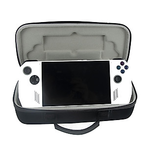 Hounyoln EVA Hard Case for ROG Ally & its Accessories,Travel-Friendly Carrying Case with Shock-Proof, Anti-Slip & Scratch ROG Ally Protective Case (Black)