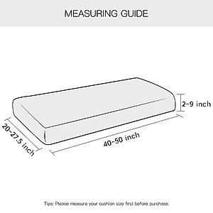 Yates Home PU Leather Couch Sofa Cushion Slipcover Water-Proof Elastic Chair RV Seat Covers Sofa Furniture Protector Slip Cover for Settee Seater Replacement in Living Room（Loveseat, Chocolate）