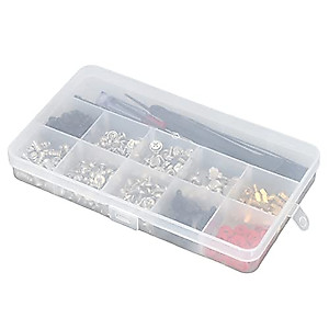 PC Screws Assortment, Cleaning Brush 362Pcs Various Sizes Computer Screw Washer for Maintenance for CPU Disk for Motherboard