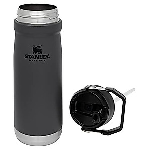 Stanley IceFlow Stainless Steel Water Jug with Straw, Vacuum Insulated Water Bottle for Home and Office, Reusable Tumbler with Straw Leak Resistant Flip