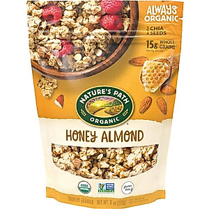 Nature's Path Organic Gluten Free Honey Almond Granola, 11 Ounce