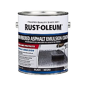 Rust-Oleum 301908 380 Non fibered Asphalt Emulsion Coating black gal