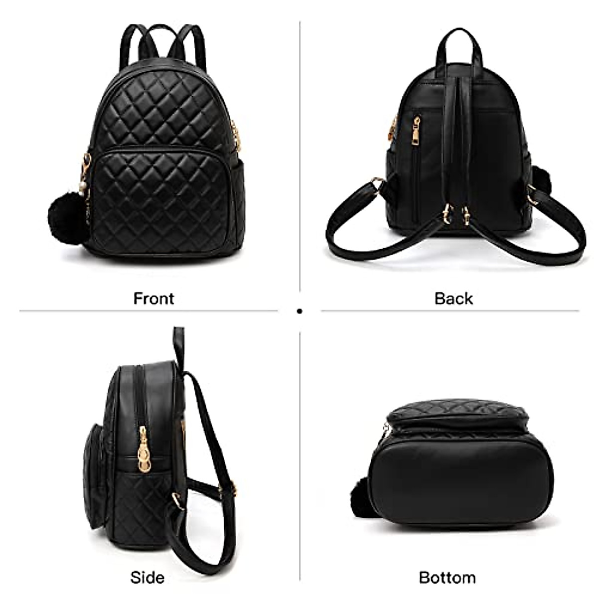 Mini Backpack for Women Small Backpacks for Teen Girls Lightweight Leather Backpack Purse Designer Travel Satchel Bag Bookbag