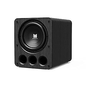 Monolith THX Ultra Certified 2000 Watt Powered Subwoofer - 13-Inch, Massive Output, Low Distortion, for Studio and Home Theater Systems, Black Ash Finish