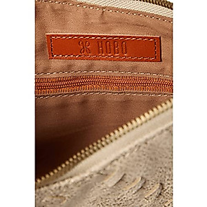 HOBO Paulette Crossbody Small Handbag For Women - Multiple Pockets and Adjustable Solid Strap, Chic and Gorgeous Handbag Gold One Size One Size