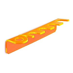 IBI Scientific PST-50 Hanging Pipette Stand with Right Side Filler Location, 9-3/4" Length x 2-1/2" Width x 2-1/2" Height, Acrylic, 4 Place