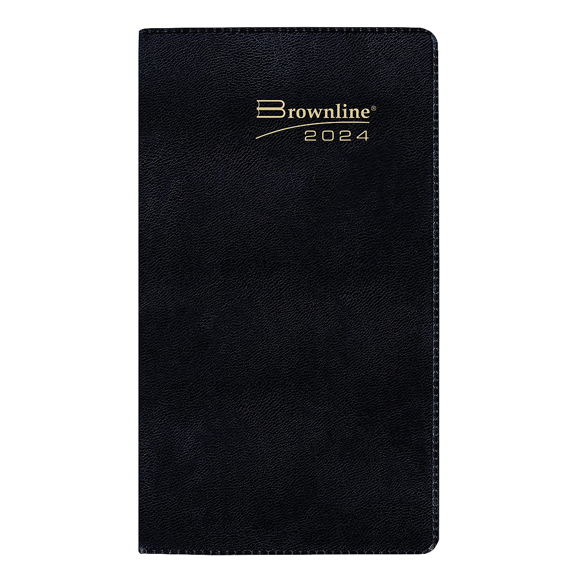 Brownline Essential Monthly Pocket Planner, 18 Months, July 2023 to December 2024, Stitched Binding, 6.5" x 3.5", Assorted Colors (CA12.AST-24)