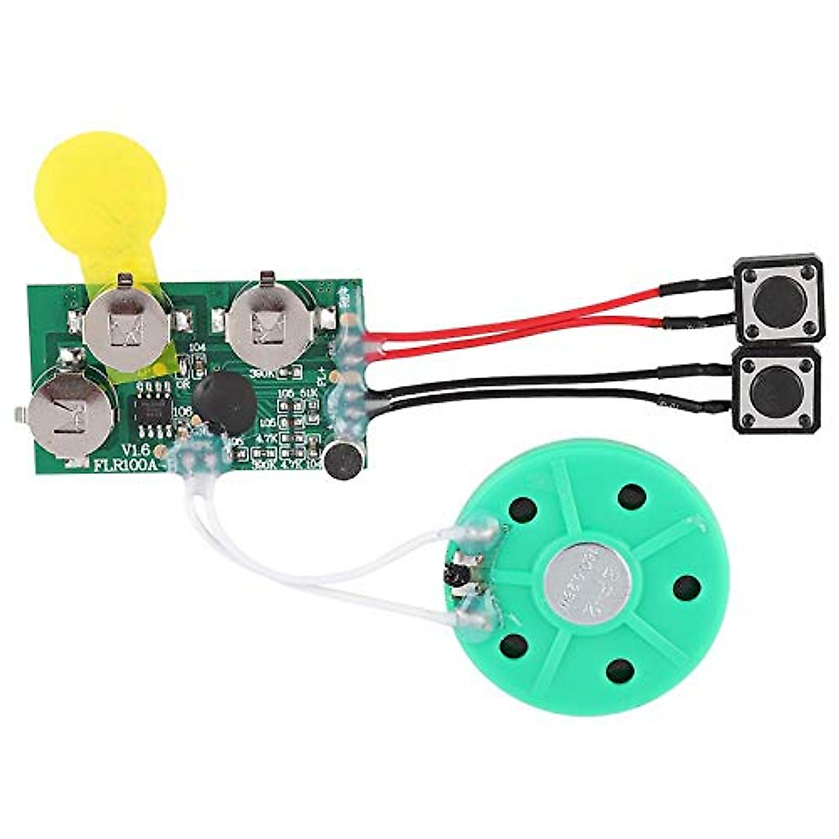 120 Seconds DIY Greeting Card Chip, Recordable Voice Sound Chip Module, Built-in Button Battery for Gift Boxes, Invitations, Handmade Products