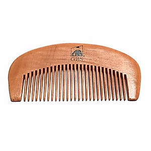 G.B.S Beard Natural Wooden Comb-Superior, Durable Quality, Tangles Eliminator, Anti-Static Anti Breaking, Beard straightener Comb- Provides Beard Growth and Health