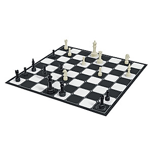 Chess with Folding Board and Full Size Chess Pieces (Amazon Exclusive) by Goliath